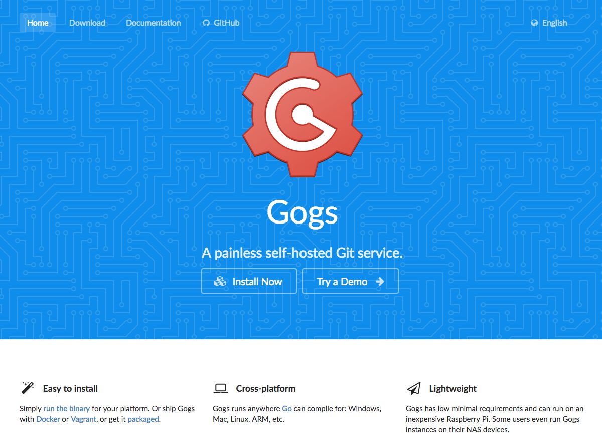 Gogs, an alternative to Gitlab :: Juan B. Rodriguez